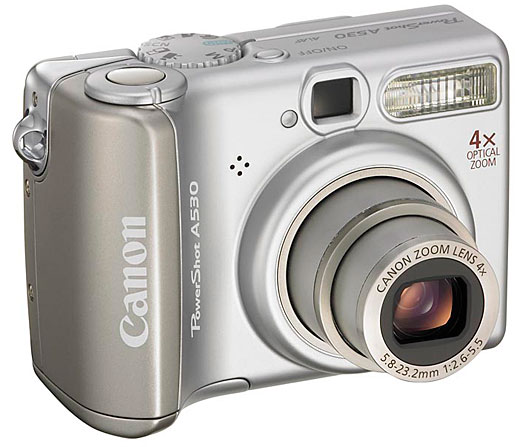 Canon PowerShot A530 香港價錢、相機規格及相關報道 - DCFever.com