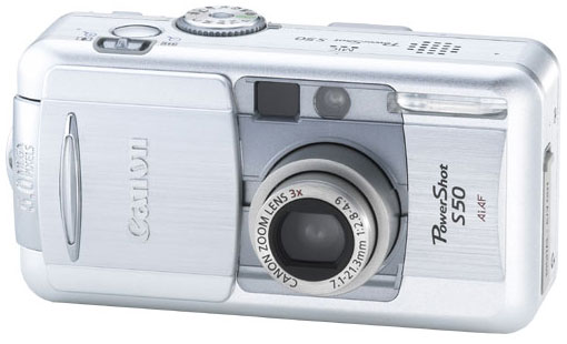 Canon PowerShot S50 香港價錢、相機規格及相關報道 - DCFever.com