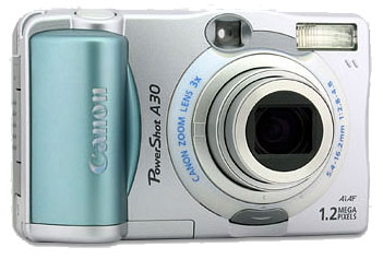 Canon PowerShot A30 香港價錢、相機規格及相關報道 - DCFever.com